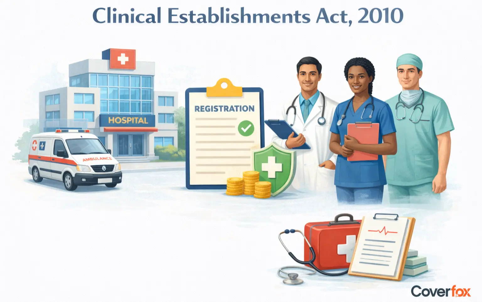 Clinical Establishment Act, 2010 - Rules, Registration & Penalties