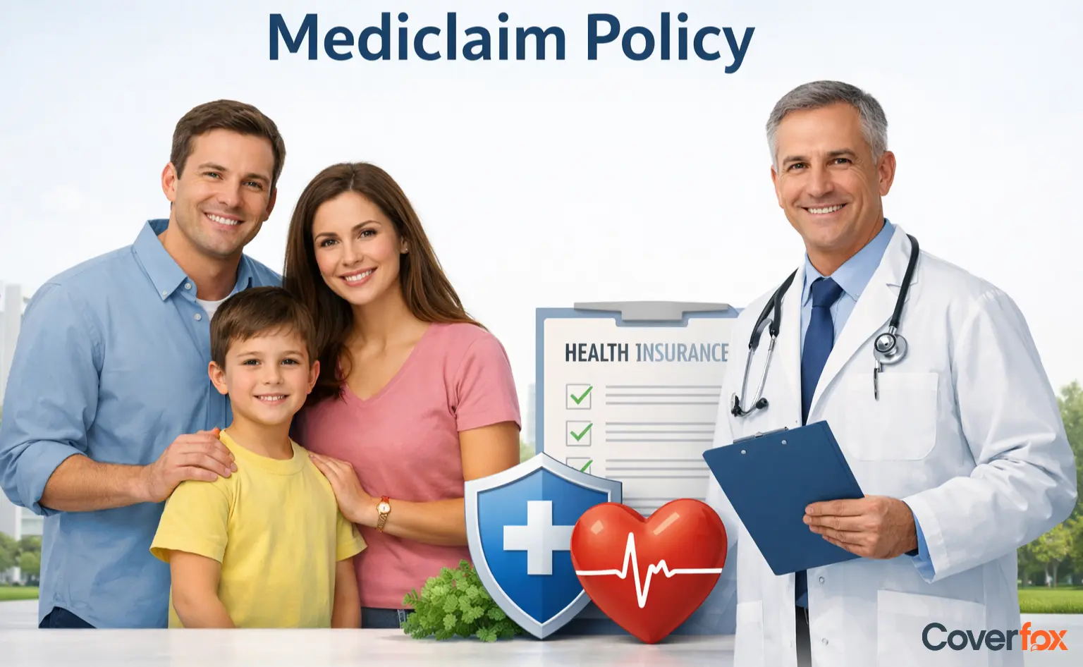 Compare/Buy Best Mediclaim Policy Online in India @ ₹8/day*