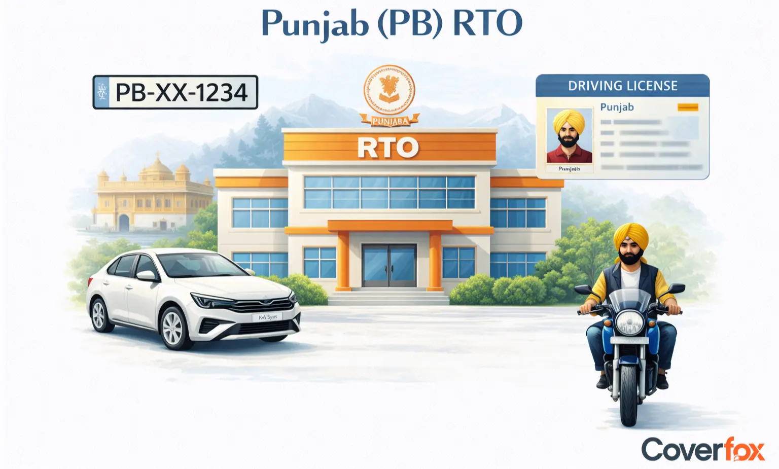 Punjab RTO Offices: RTO Codes, Road Taxes, & Registration Details