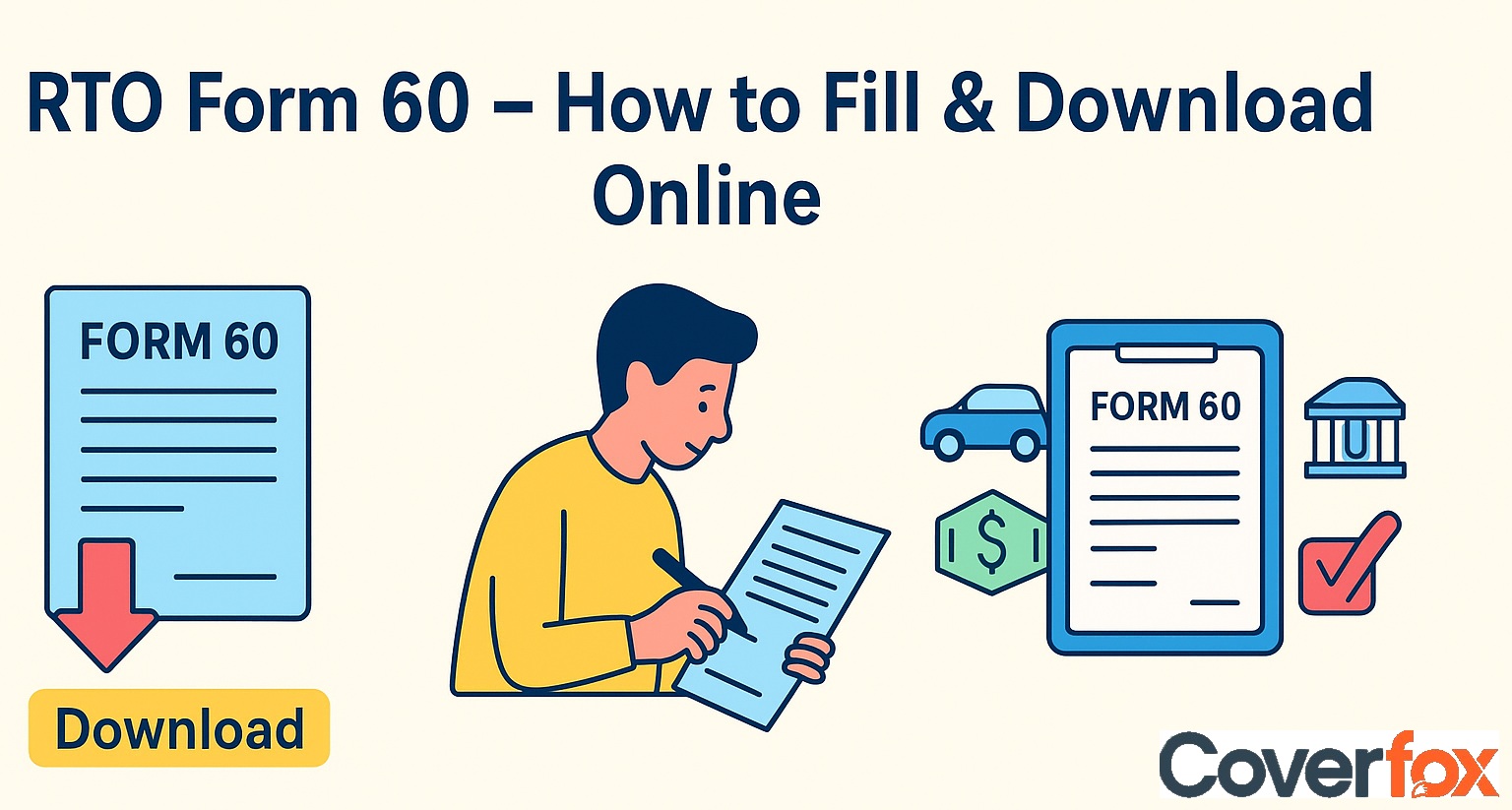 RTO Form 60 - How to Fill & Download Online