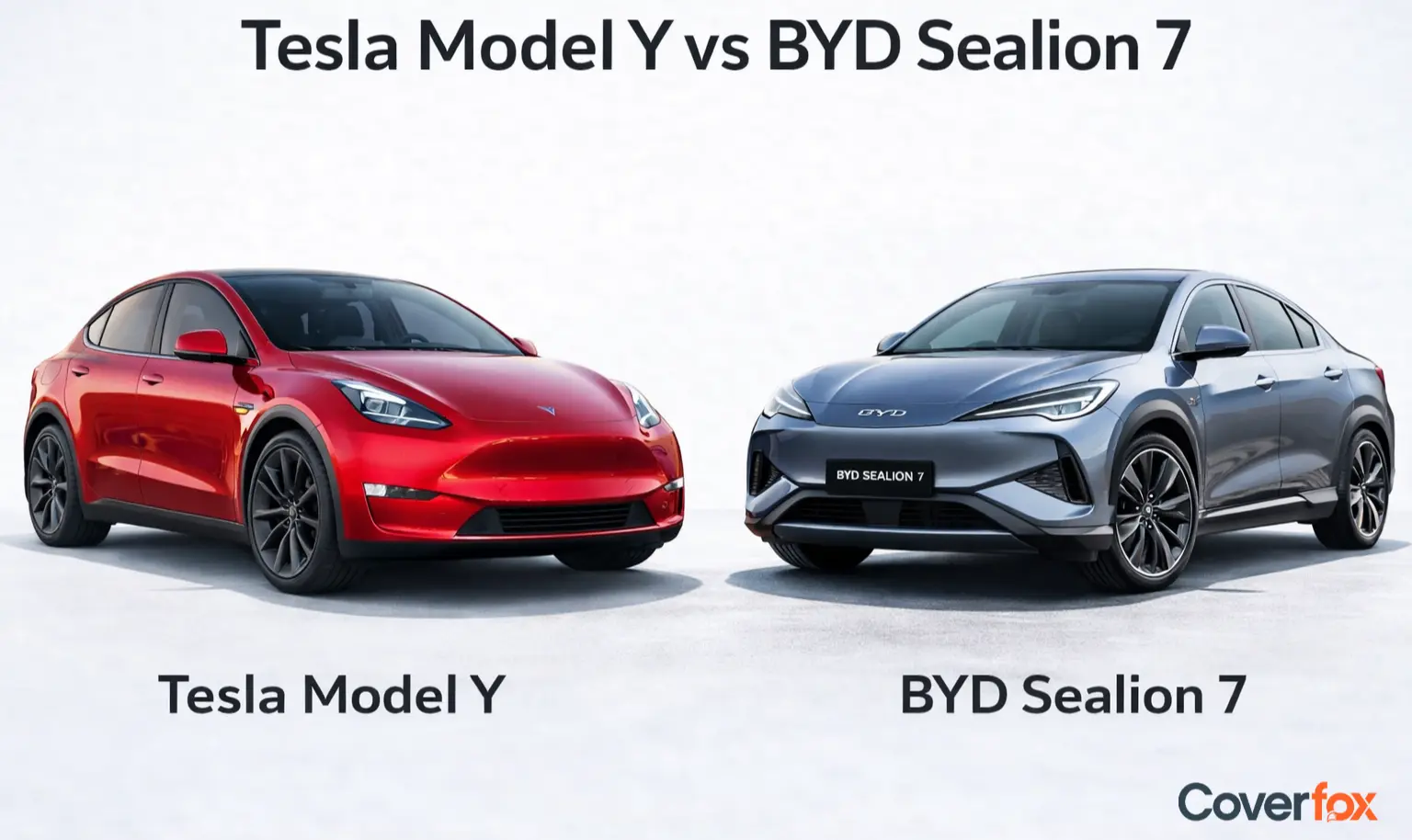 Tesla Model Y vs BYD Sealion 7 - Range, Price & Features